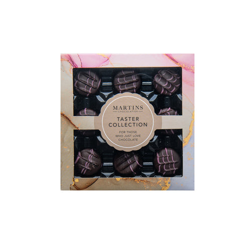 Chocolate Taster Pack Dark Chocolate filled with Raspberry Jam